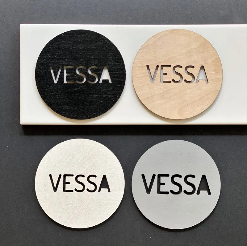VESSA- kyltti O - Puine / Kaikkea kaunista koivuvanerista